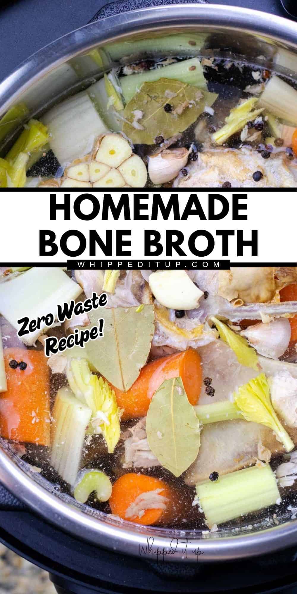 Homemade Bone Broth - Whipped It Up