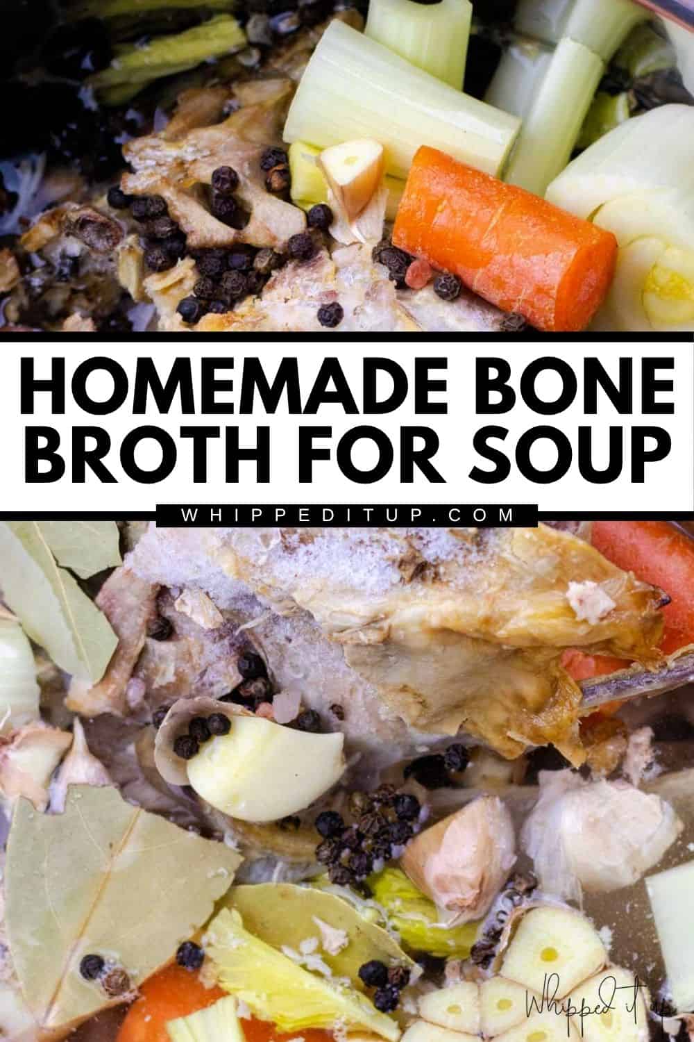 Homemade Bone Broth - Whipped It Up