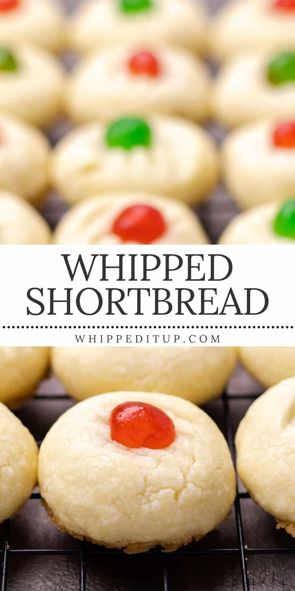 Whipped Shortbread Cookies - Whipped It Up