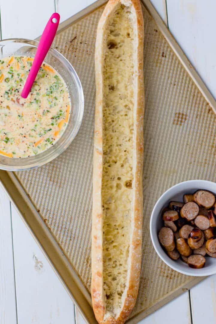 Baked Egg Boats - Whipped It Up