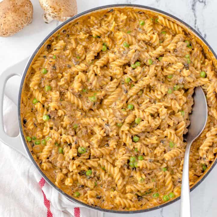 Homemade Hamburger Helper Beef Stroganoff - Whipped It Up