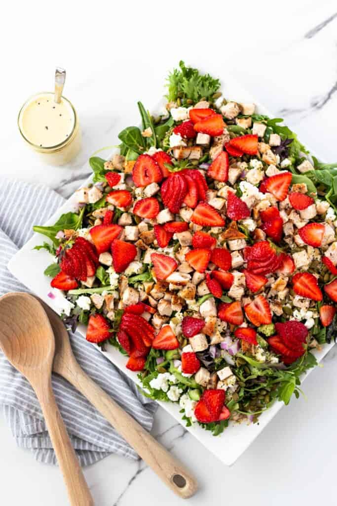 Strawberry Goat Cheese Salad - Whipped It Up