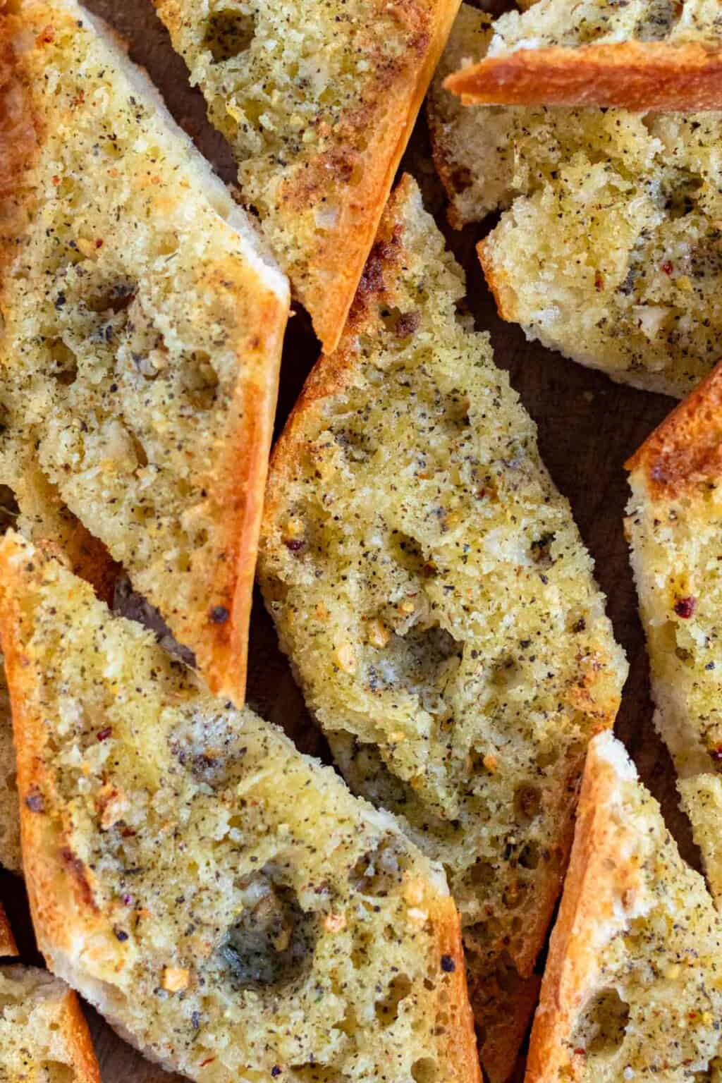 Baguette Garlic Bread - Whipped It Up