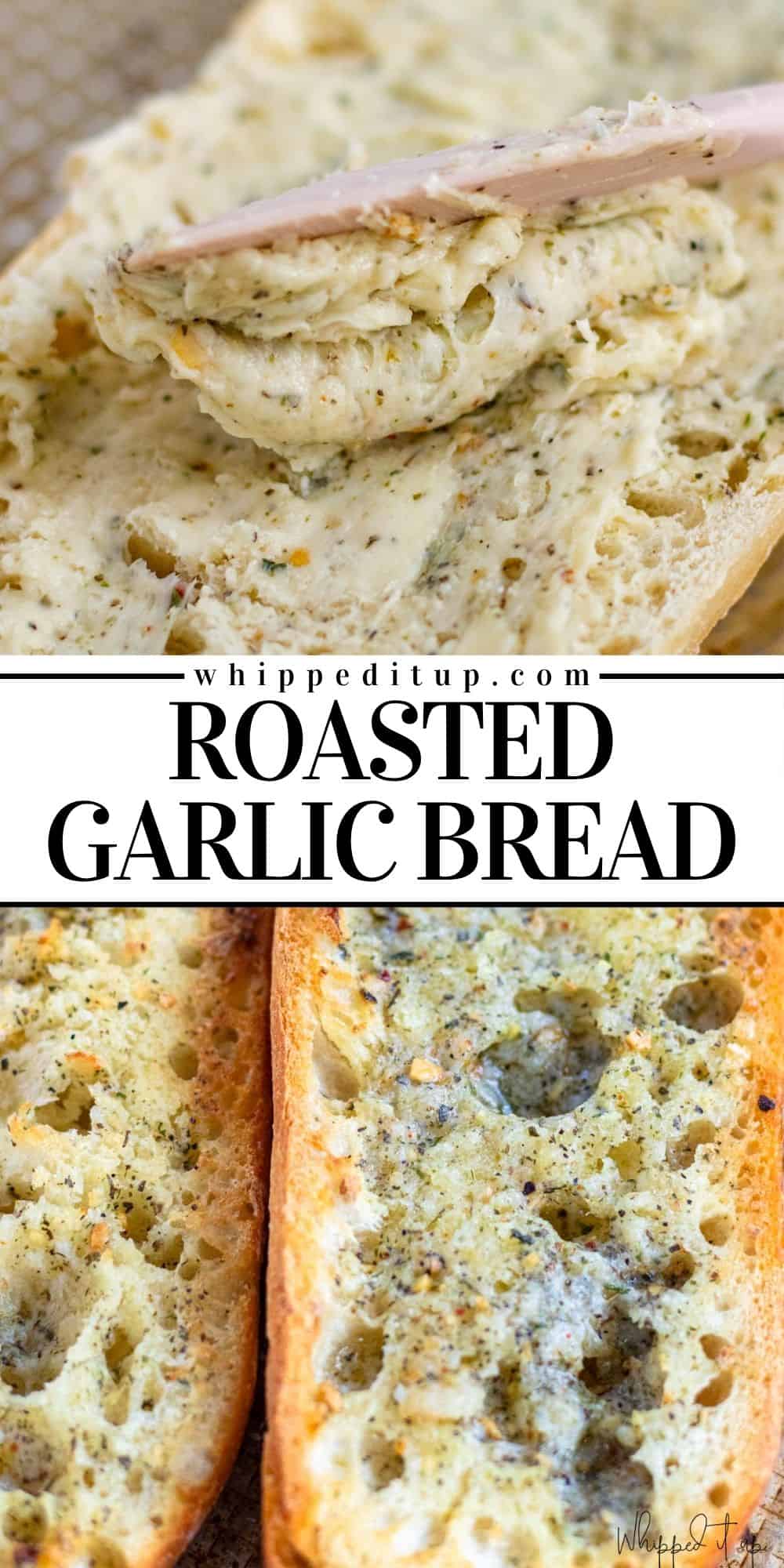 Baguette Garlic Bread - Whipped It Up