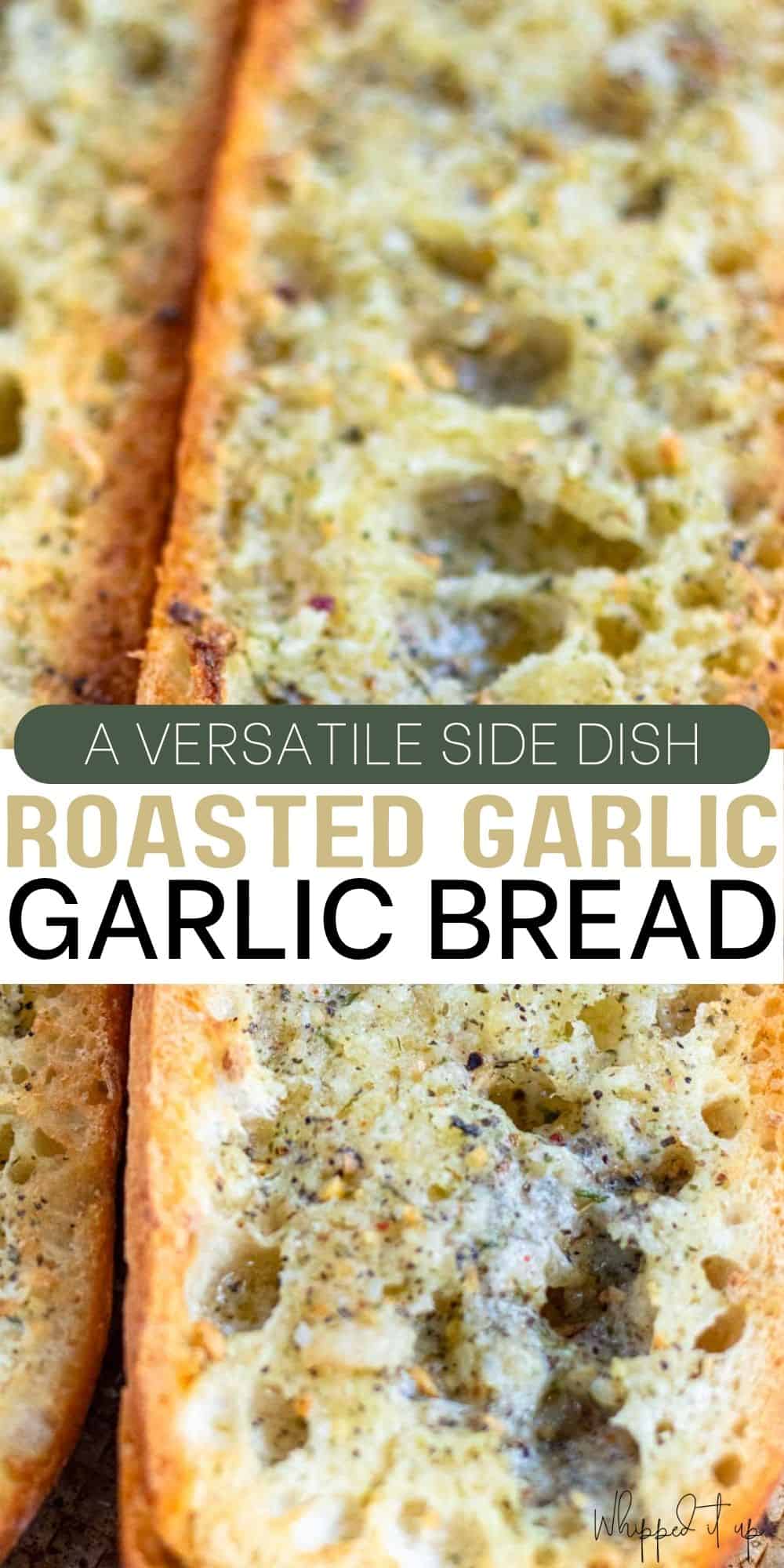 Baguette Garlic Bread - Whipped It Up