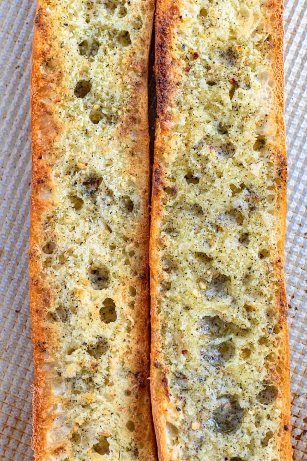 Baguette Garlic Bread - Whipped It Up
