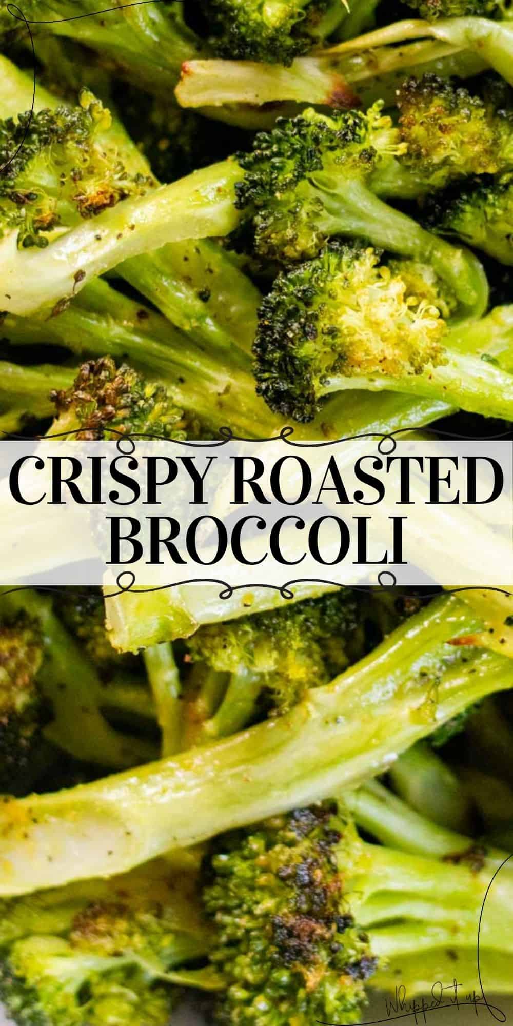Oven Roasted Broccoli with Lemon Pepper - Whipped It Up