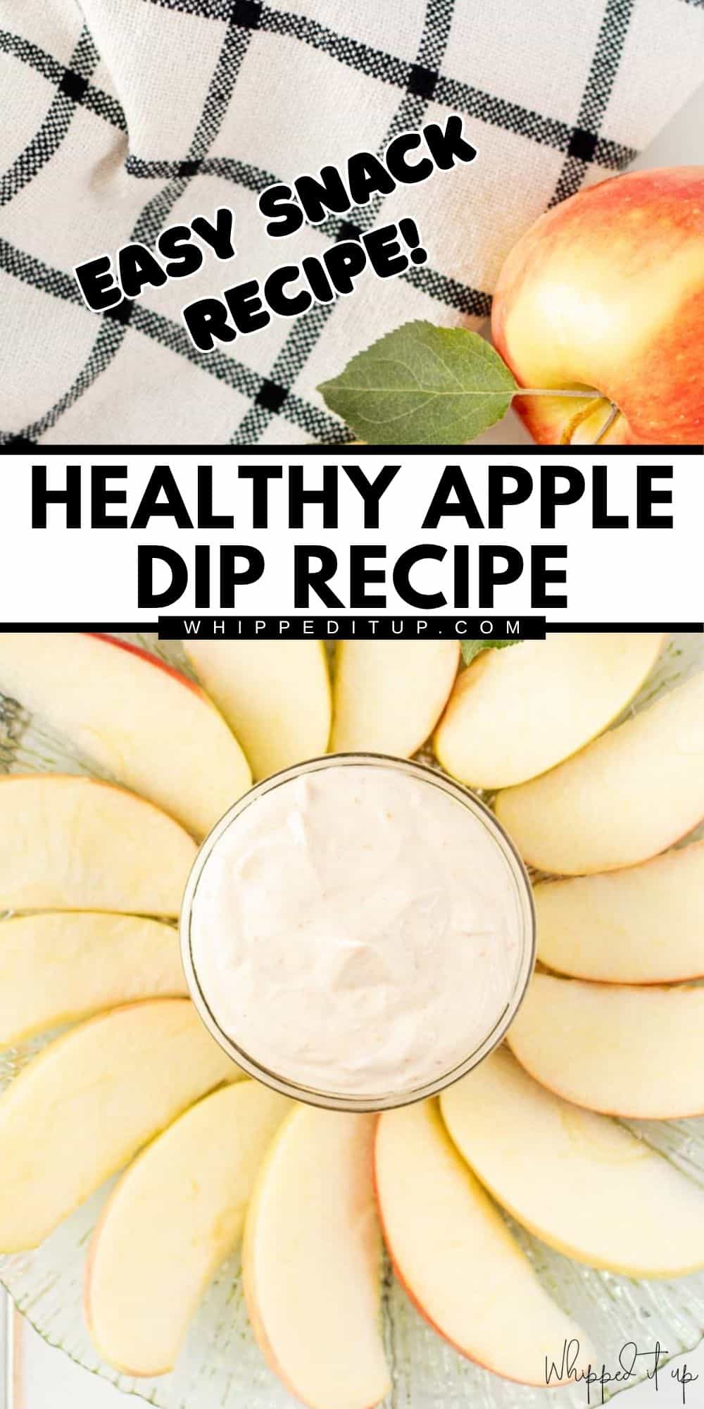 Healthy Apple Dip Recipe - Whipped It Up