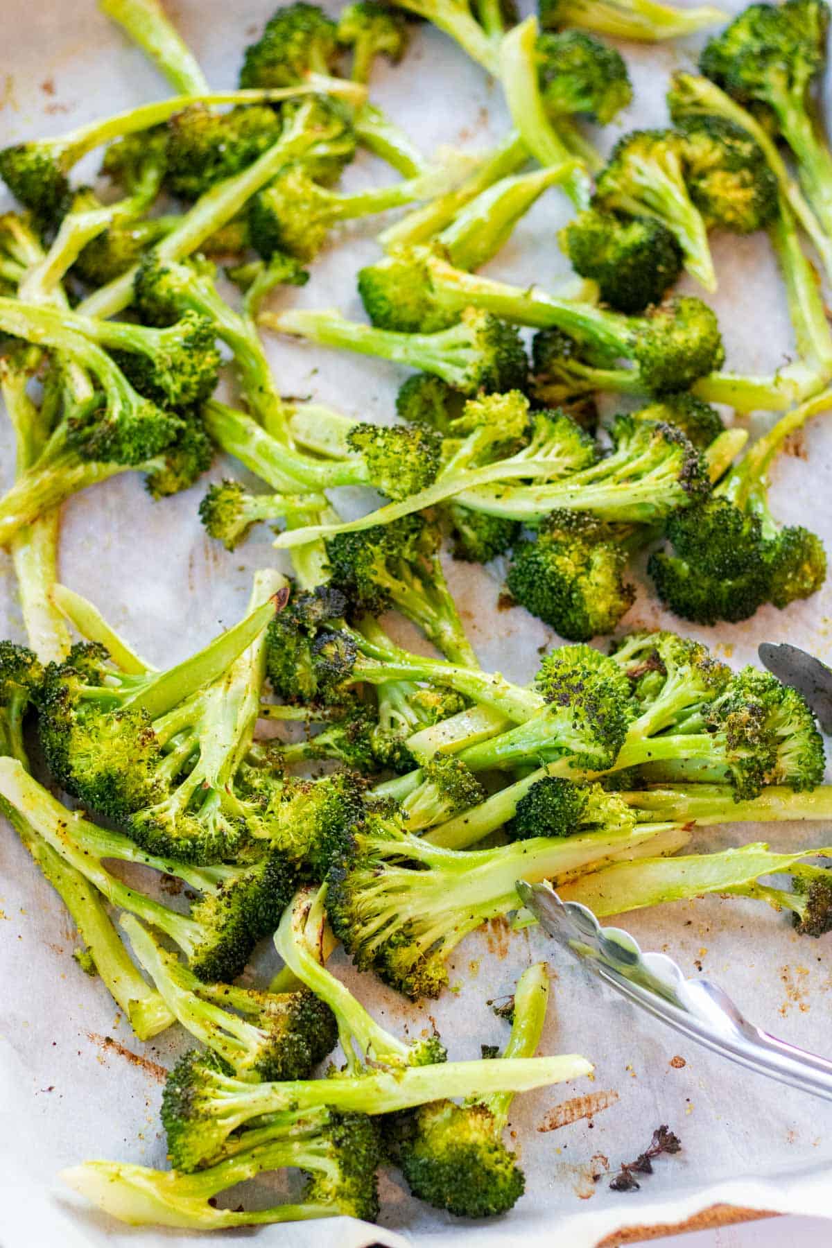 Oven Roasted Broccoli with Lemon Pepper - Whipped It Up