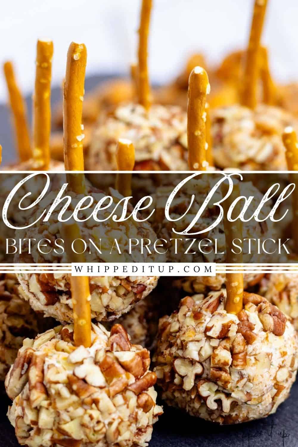 Mini Cheese Ball Bites - Whipped It Up