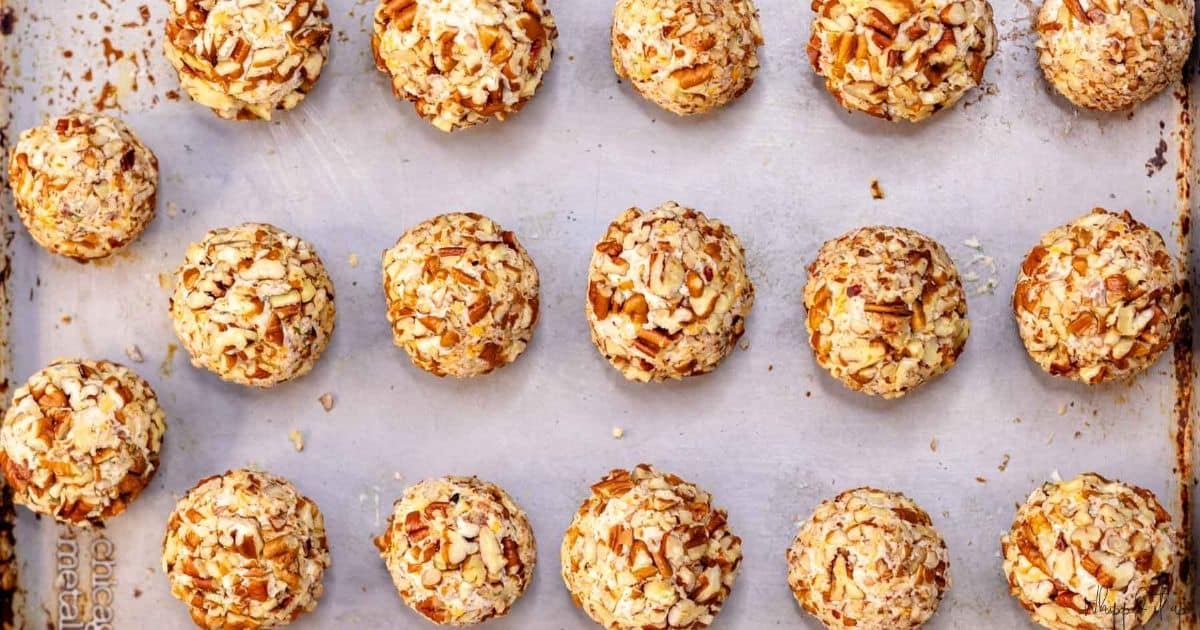 Mini Cheese Ball Bites - Whipped It Up