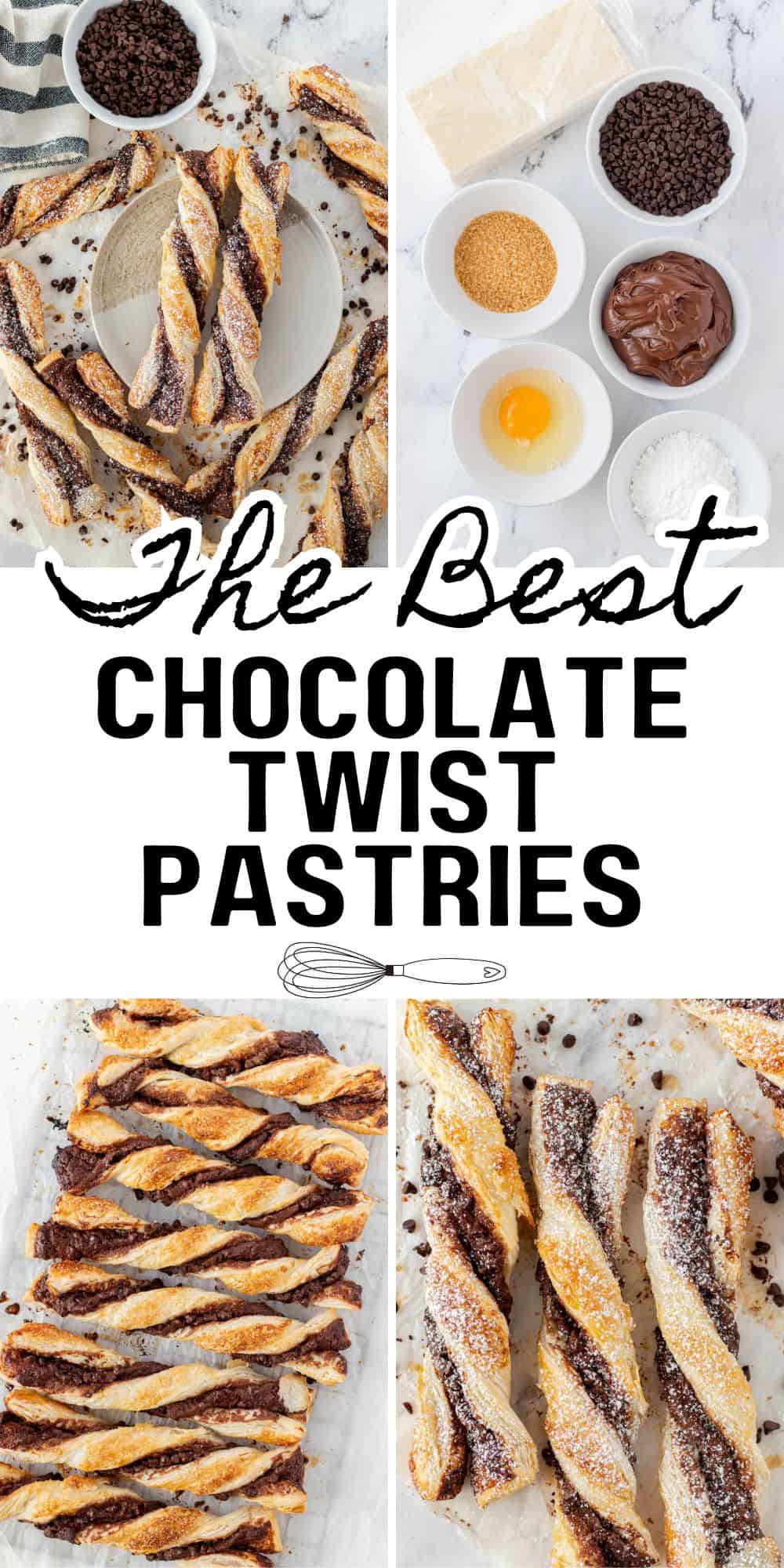 Chocolate Twist Pastries - Whipped It Up