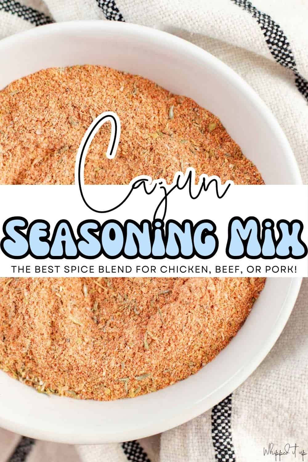 The Best Cajun Seasoning Spice Blend - Whipped It Up