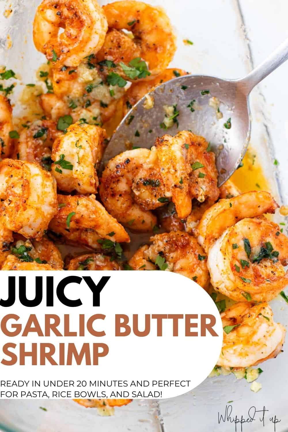 Easy Garlic Butter Shrimp Recipe (Oven Baked) - Whipped It Up