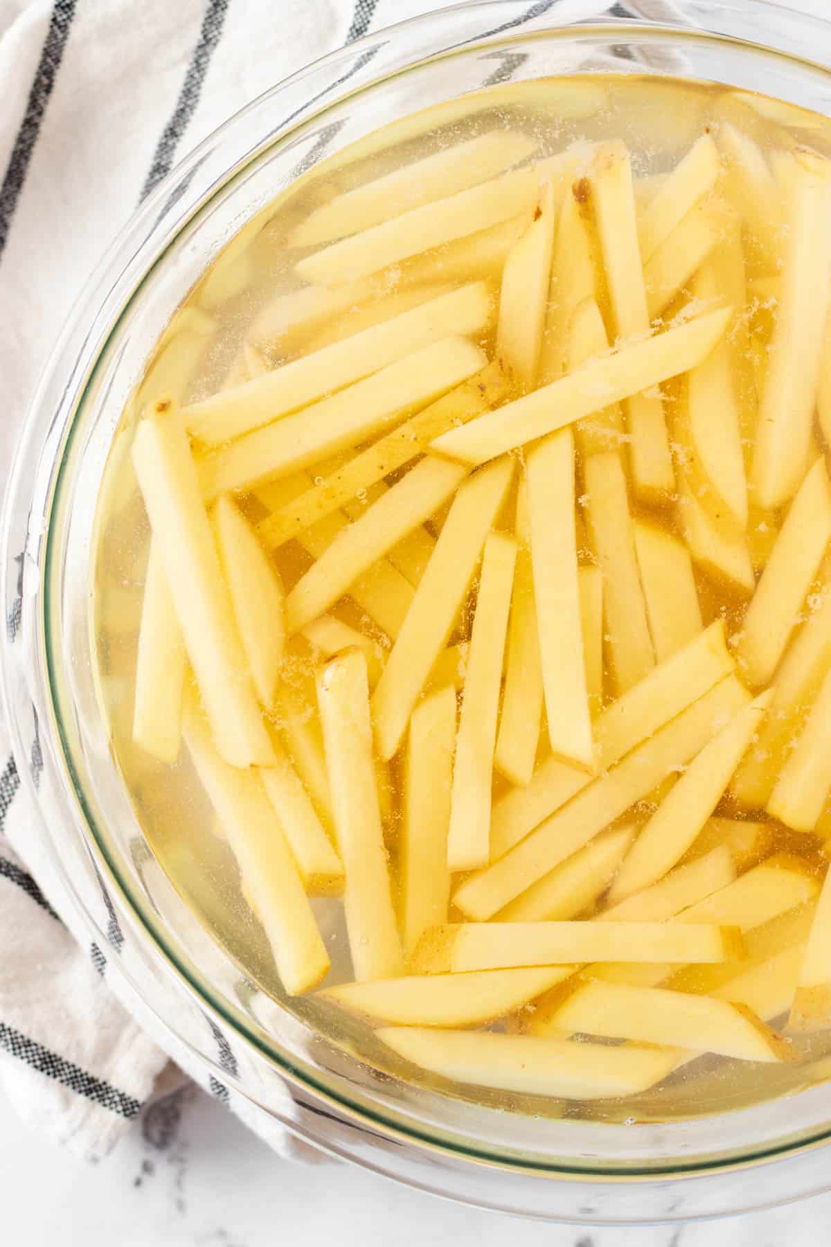 Crispy Homemade Oven Baked French Fries - Whipped It Up