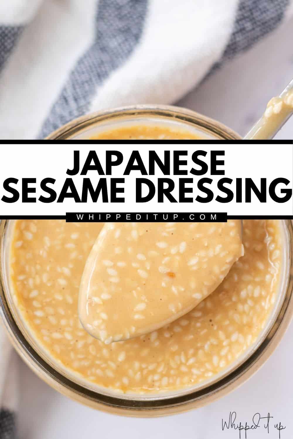 Japanese Roasted Sesame Dressing (Kewpie Copycat) - Whipped It Up