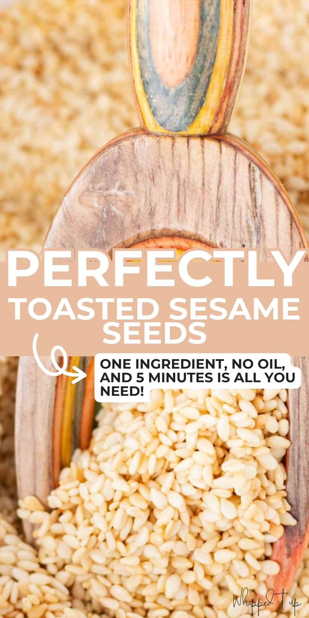 How To Toast Sesame Seeds - Whipped It Up