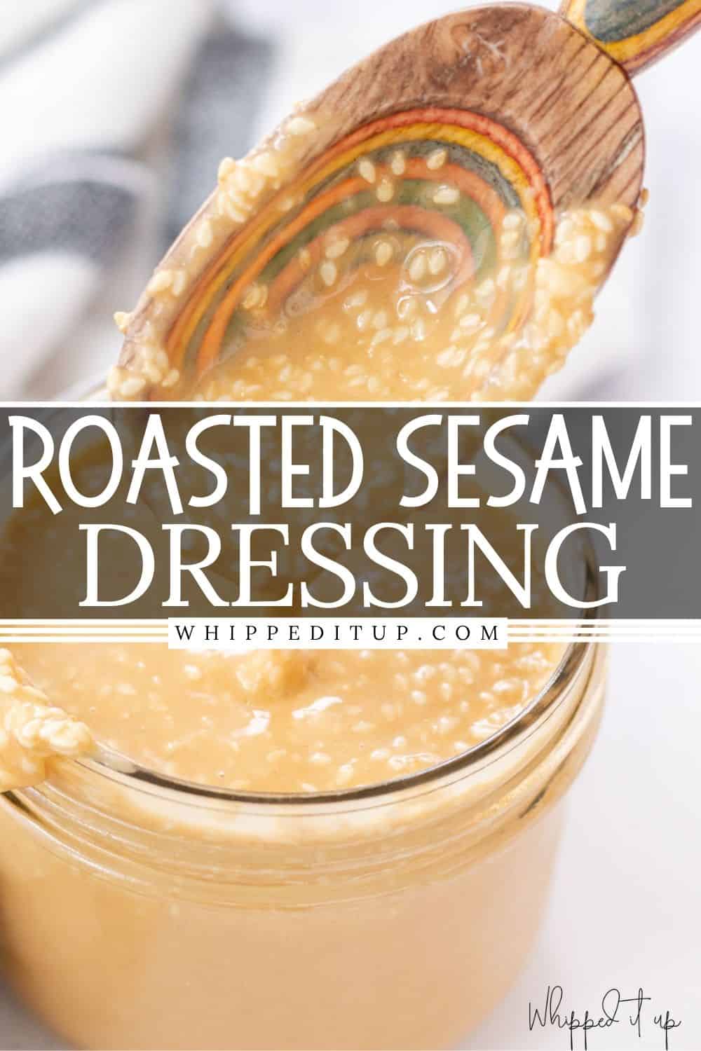 Japanese Roasted Sesame Dressing (Kewpie Copycat) - Whipped It Up