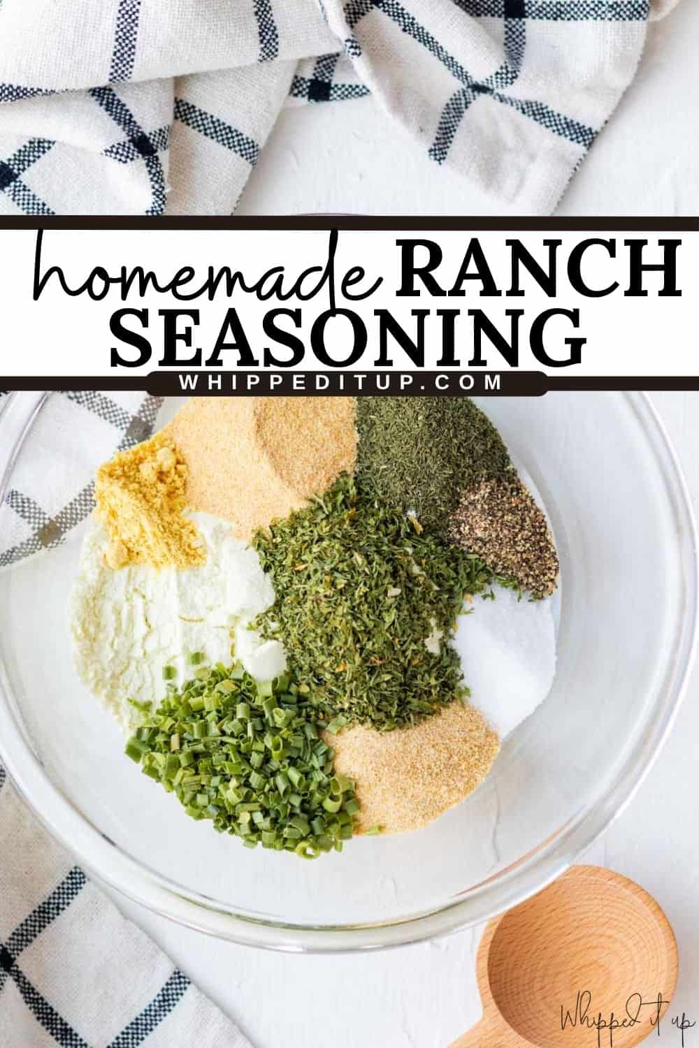 Homemade Ranch Seasoning - Whipped It Up