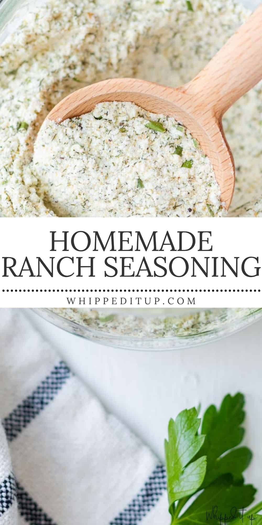 Homemade Ranch Seasoning - Whipped It Up